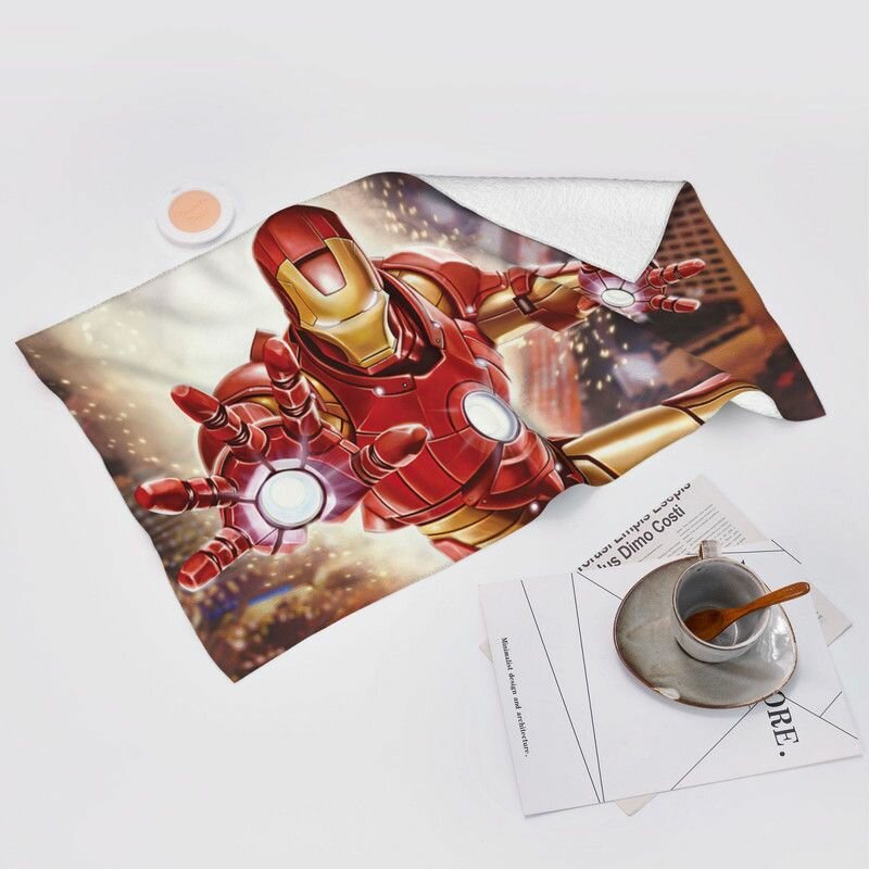 Марвел Набор банных махровых полотенец железный человек Iron Man от Marvel