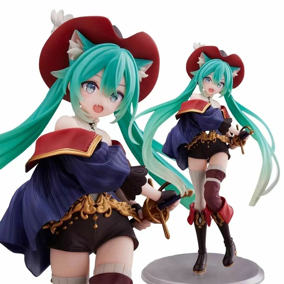 Фигурка Хацунэ Мику Wonderland, Кот в сапогах / Hatsune Miku Wonderland Figure, Cat in Boots