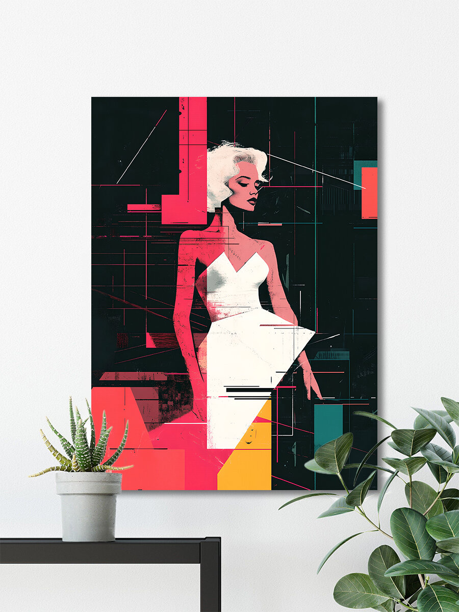 Картина дизайнерская / вертикальная - Мэрилин Монро, картина 30х40 см.