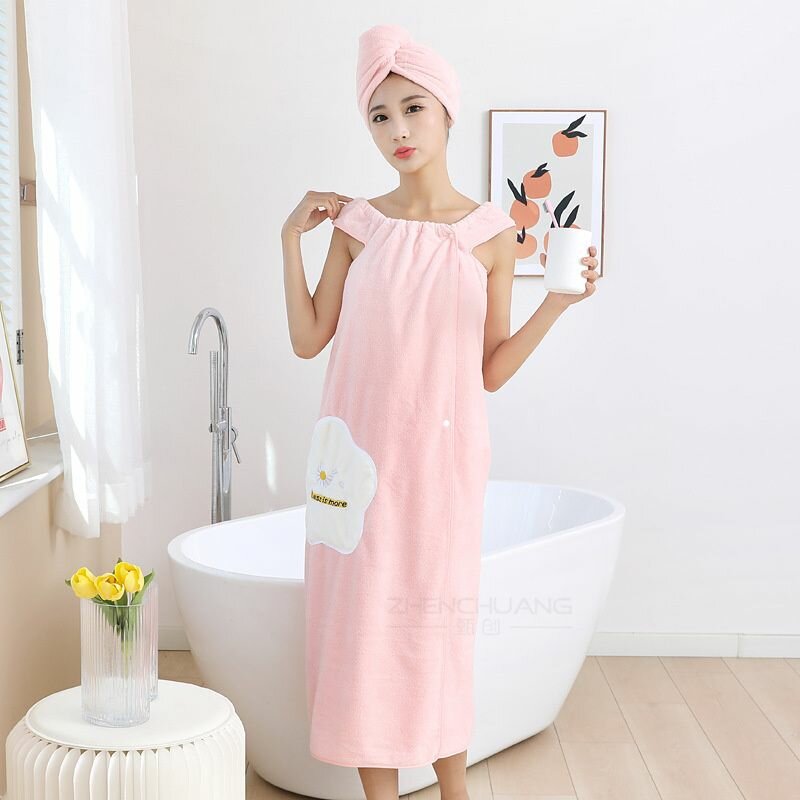 Банная юбка из кораллового флиса Nova Daisy/Впитывающая ткань/быстросохнущее мягкое полотенце, банная юбка