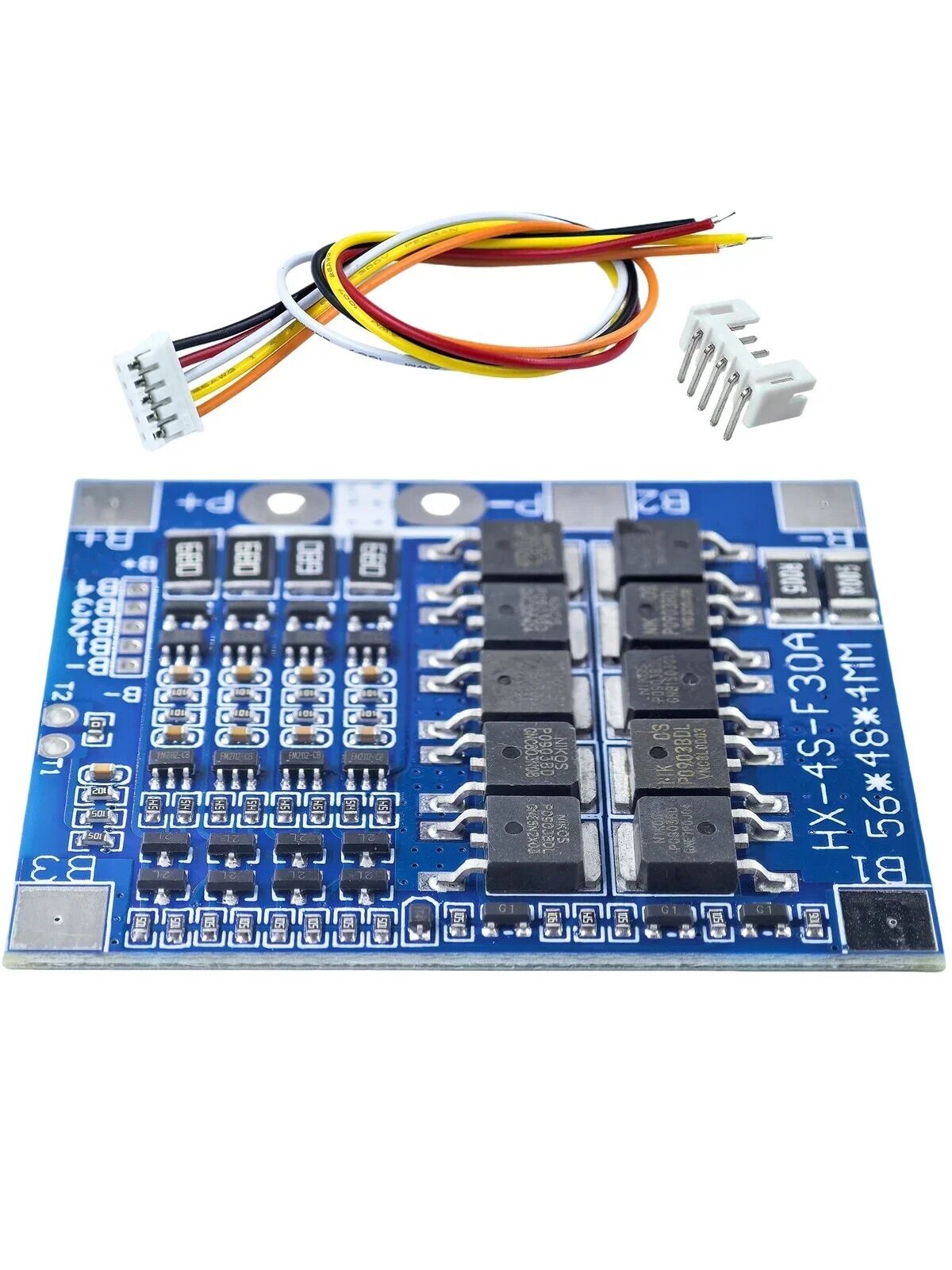 BMS-контроллер 4S/30A для LiFePO4 ячеек 12.8V