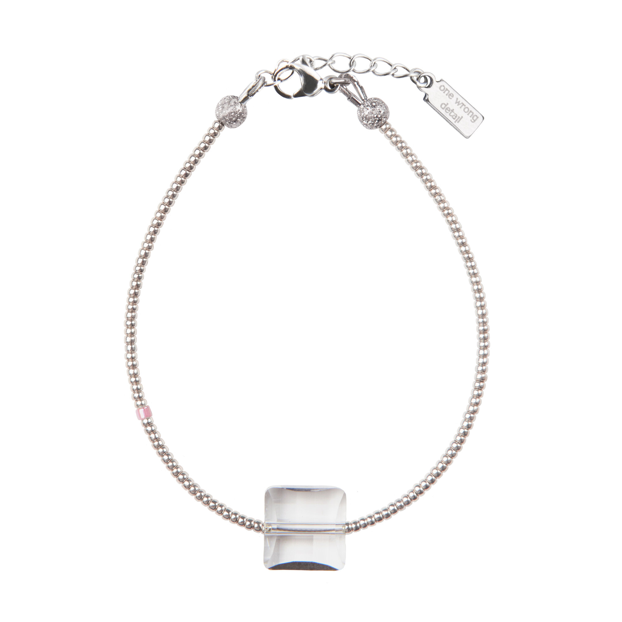 Жесткий браслет, кристаллы Swarovski