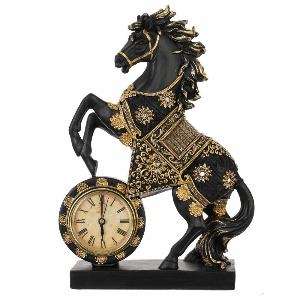 Часы настольные "Лошадь" 23х7х33 см