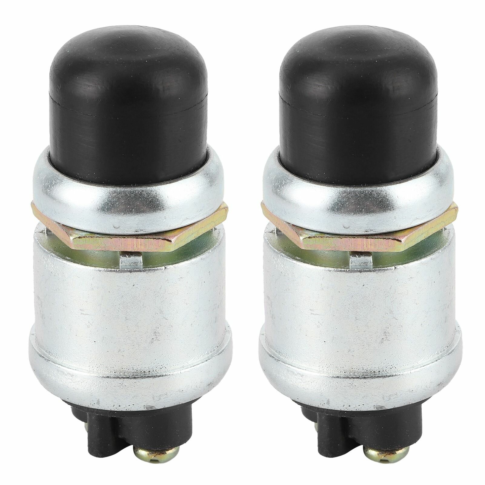 2 шт. Кнопка стартера SPST, водонепроницаемая, 12В 50А, для авто/лодок