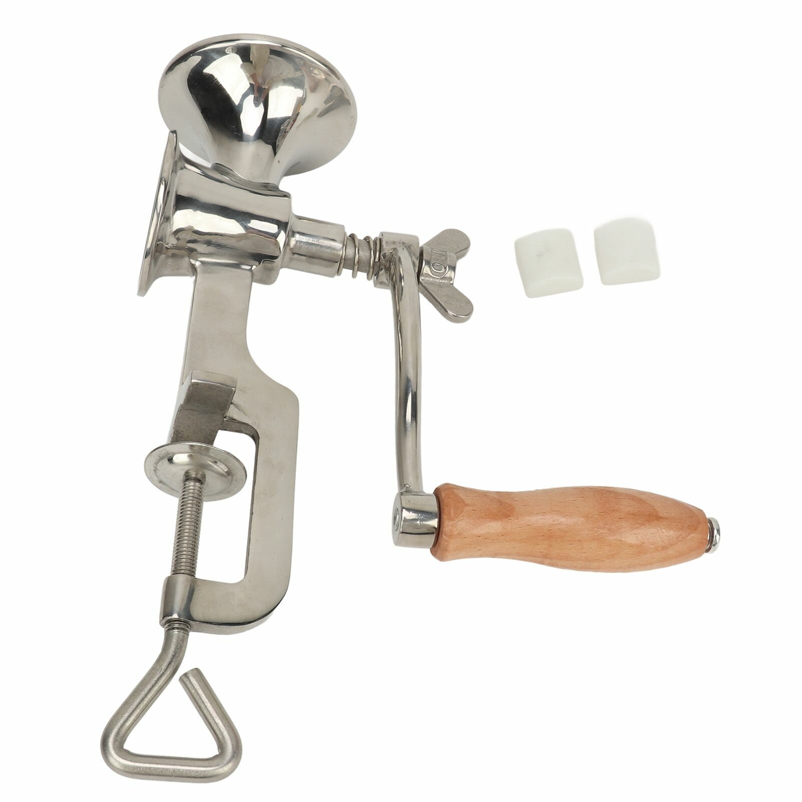 Ручная зерновая мельница из нержавеющей стали, регулируемый помол, для специй