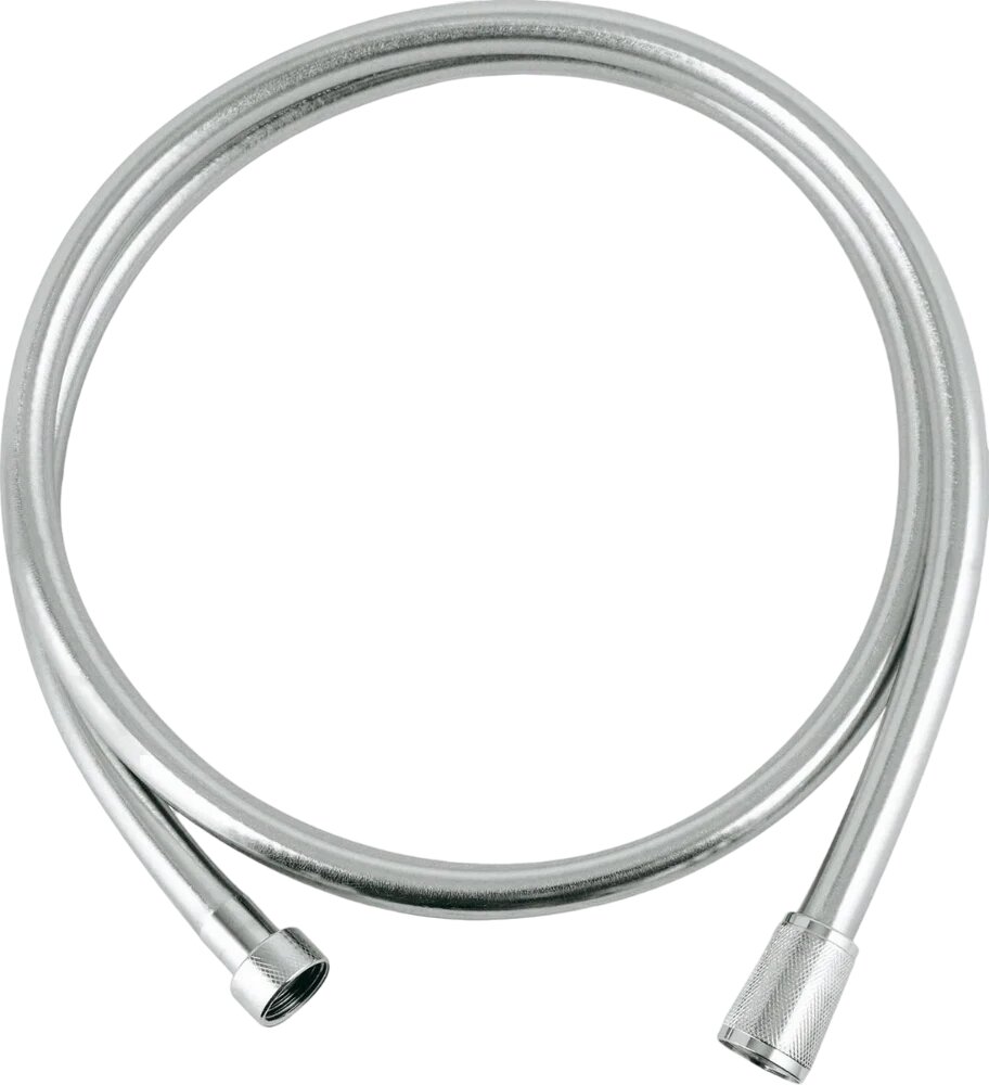 Душевой шланг Grohe Silverflex 28364001 150 см, с антискручиванием, пластиковый, хром, глянцевый, шланг для душа
