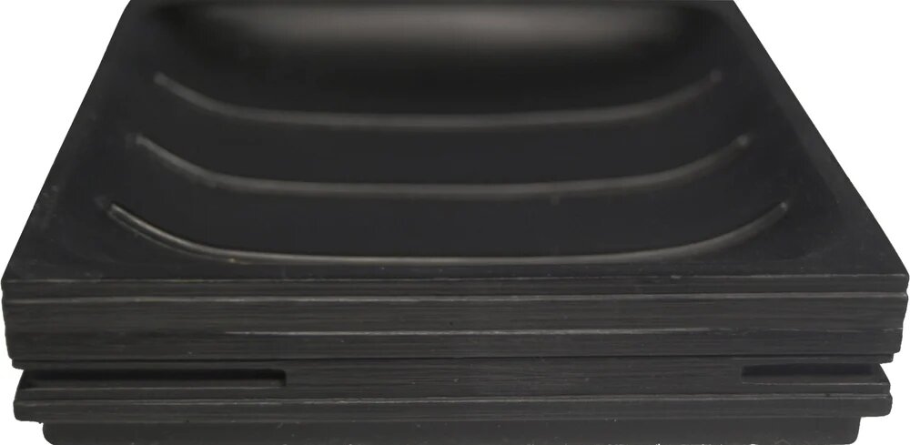 Мыльница Ridder Brick 22150310 настольная, черная