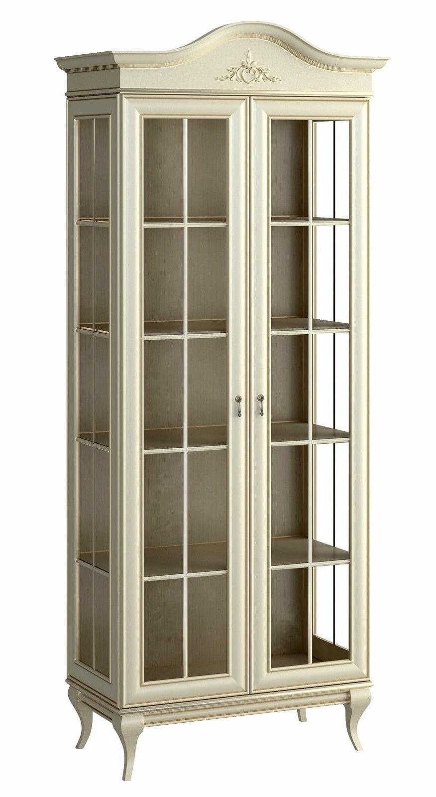 Шкаф витрина Арлин, дуб