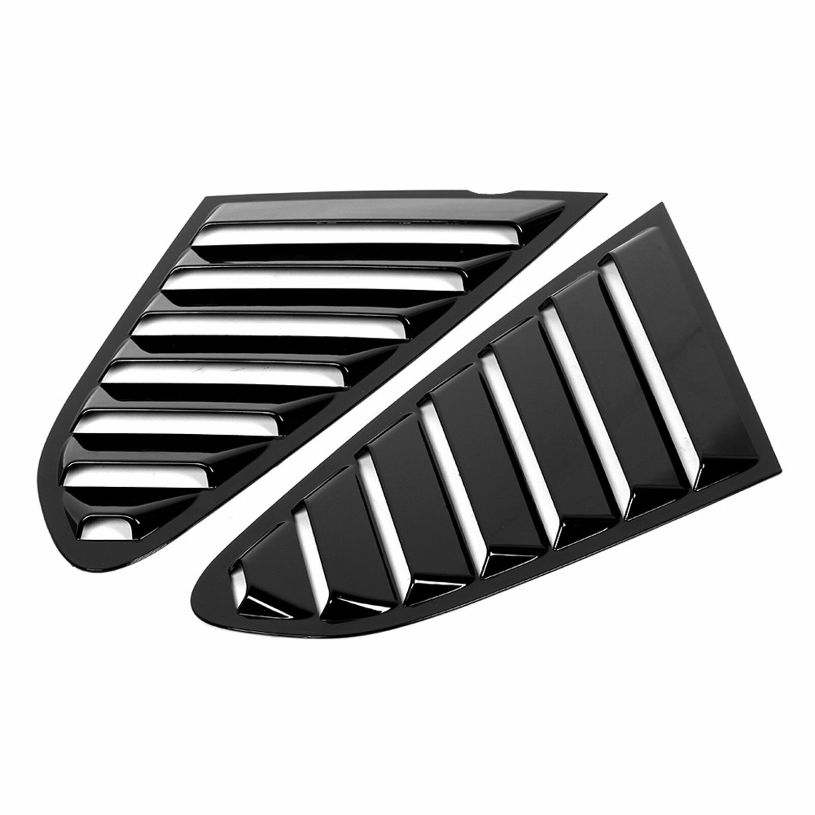 Rankomu Жалюзи на заднее боковое стекло Ярко-черный ABS, накладка