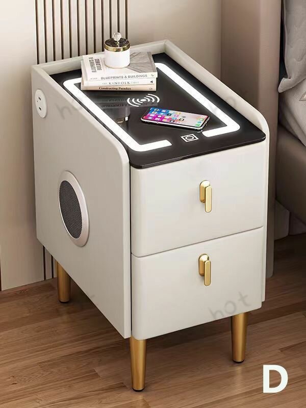 Тумба LjM, деревянные направляющие скрытого монтажа, хай-тек