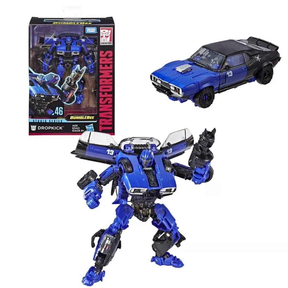 Трансформеры Hasbro Игрушка Studio Series Deluxe Transformers Bumblebee SS46 Dropkick 5 дюйма (12.7 см) E3699