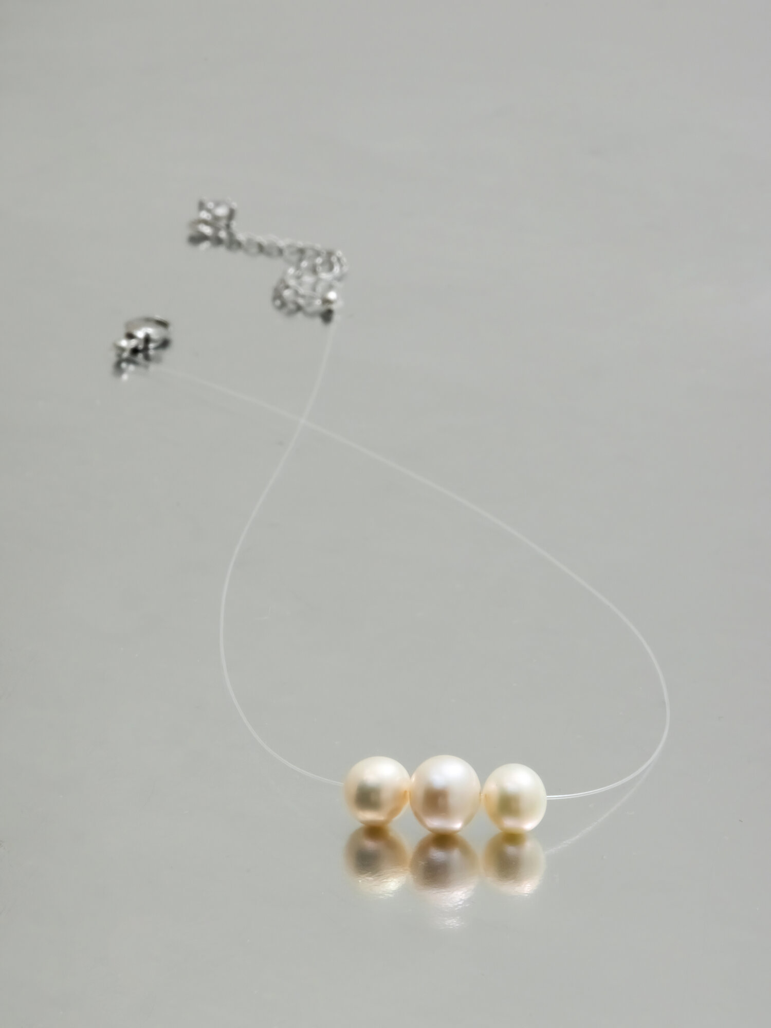 Колье, жемчуг культивированный, жемчуг пресноводный культивированный