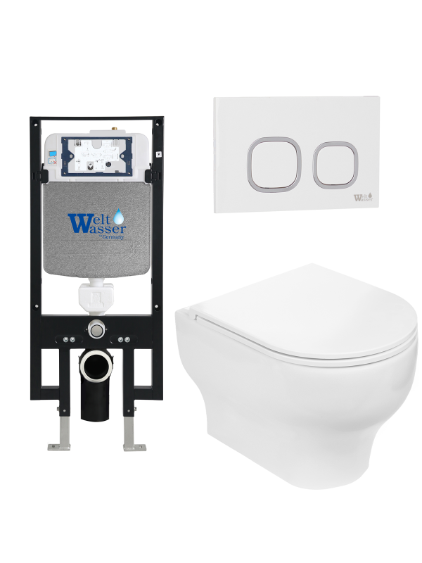 WeltWasser Комплект AMBERG 497 + ERLENBACH 004 GL-WT + AMBERG RD-WT WeltWasser
