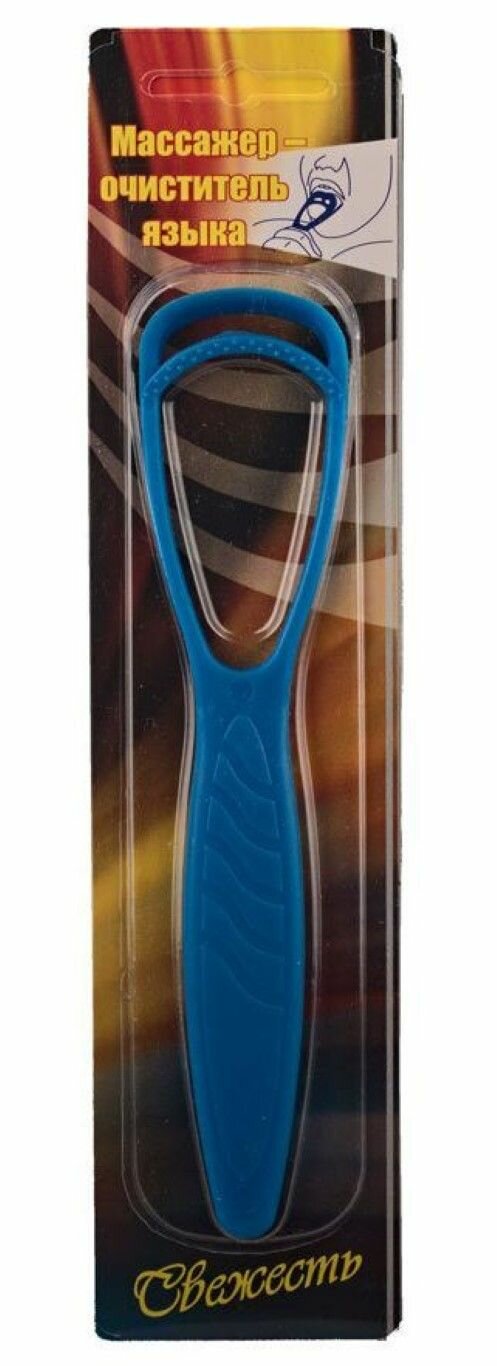 Массажер-очиститель языка Торг Лайнс "Свежесть", пластик, на блистере