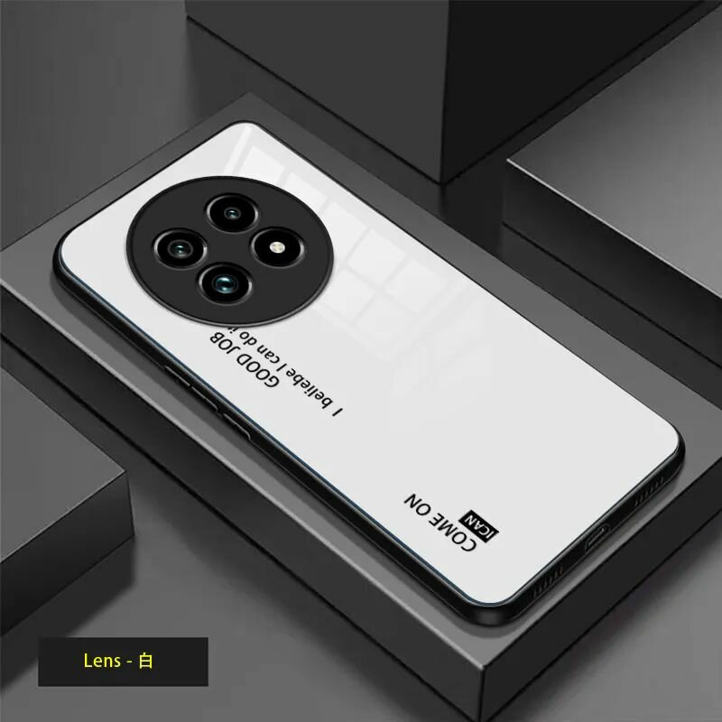 Подходит для Realme 13 Pro Plus/Realme 13 Pro / Реалми 13 Про Плюс/Реалми 13 Про , защитный чехол, чехол для мобильного телефона из стеклянного материала + подарок (защитное стекло/пленка)