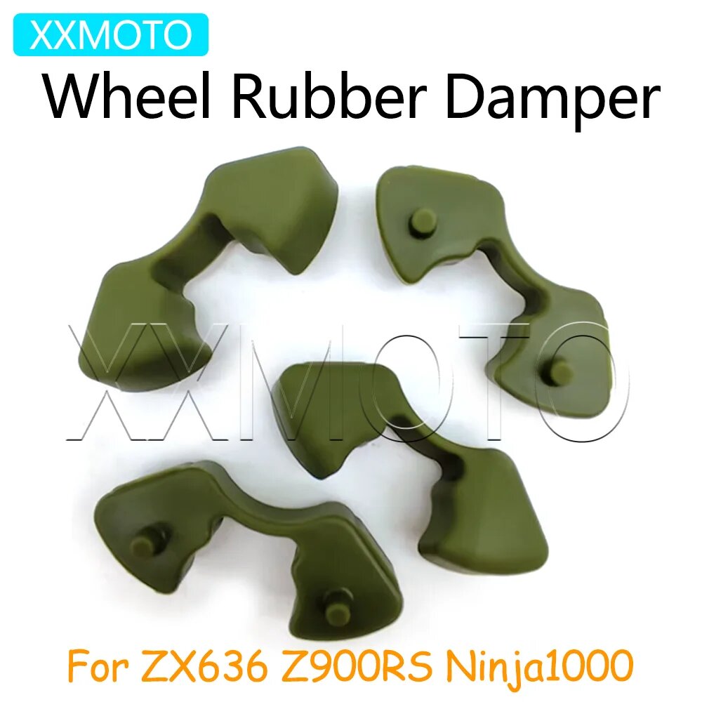 Для Kawasaki ZX636 ZX 636 ZX-636 Z900RS Z 900RS Ninja 1000, демпфер ступицы мотоцикла, барабан заднего колеса, резиновая звездочка, буферный демпфер, 1 Set