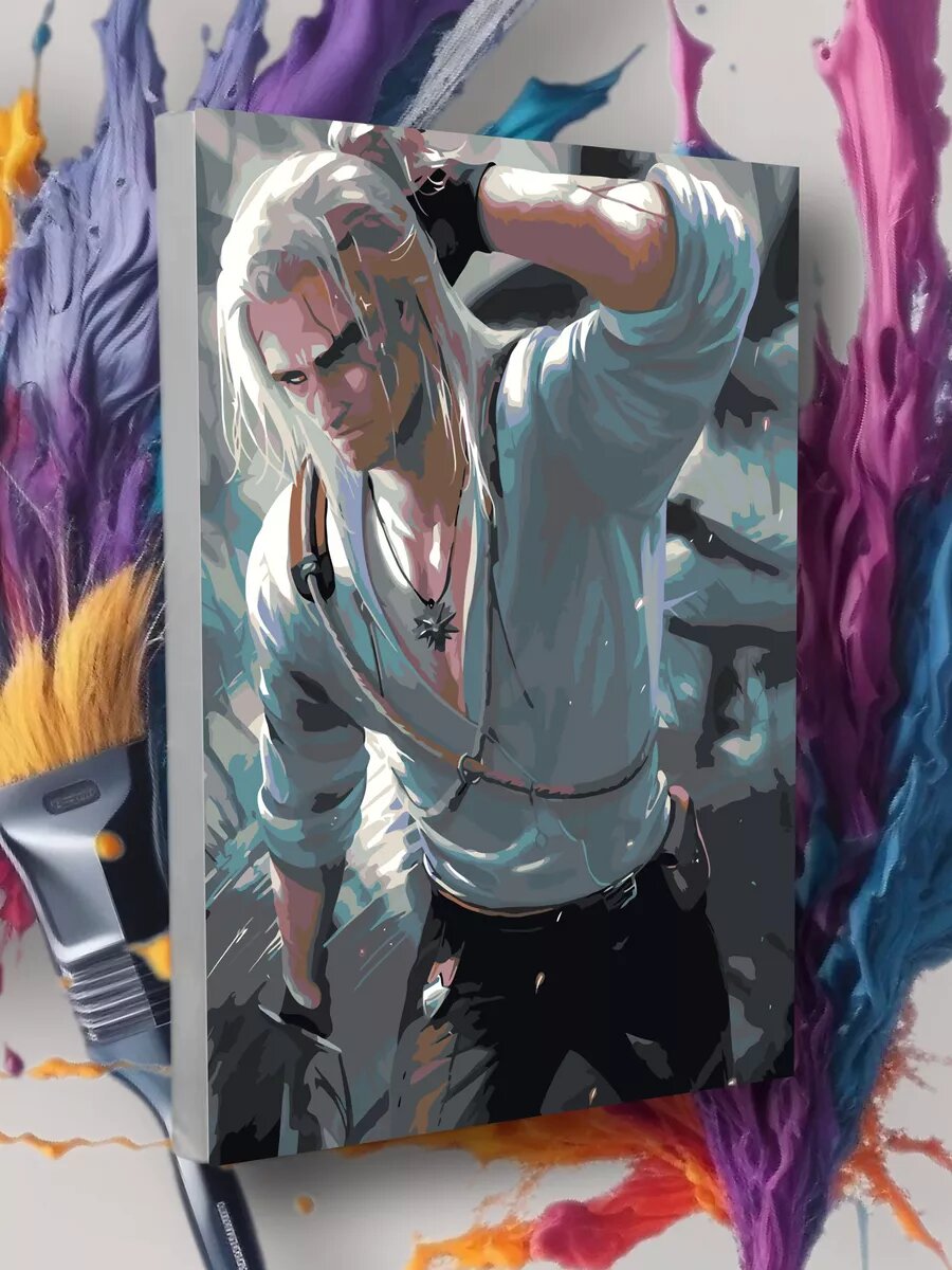 Картина по номерам Ведьмак