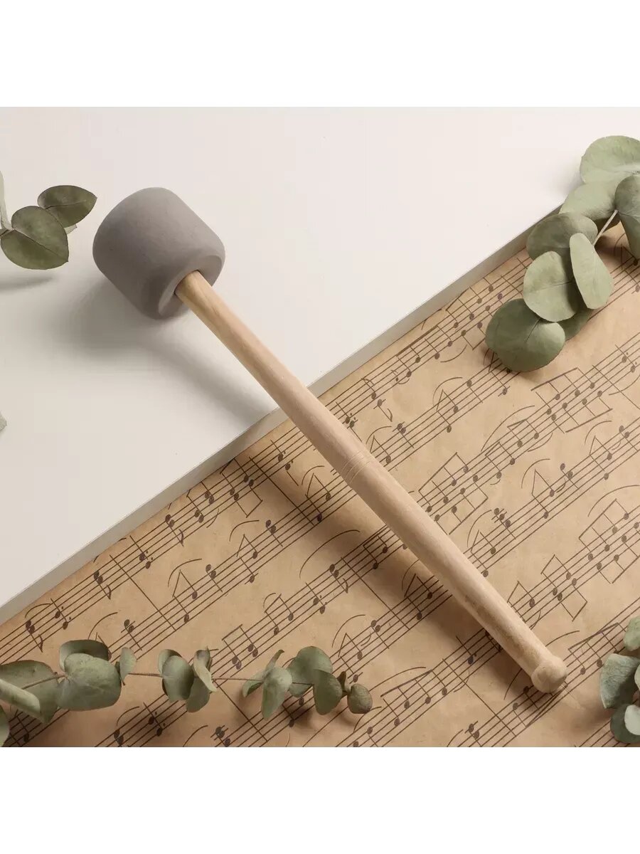 Молоток-колотушка для барабана, серый