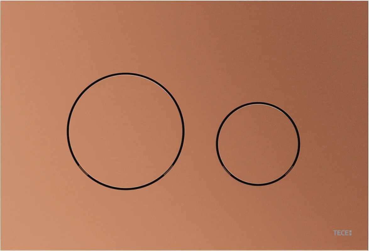 Кнопка смыва Tece TECEloop 2.0 9240937 для инсталляции, красная бронза металлик