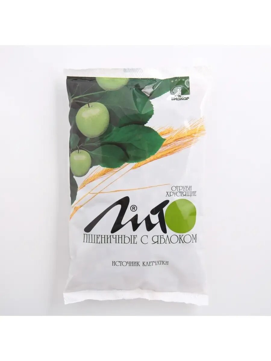 Отруби пшеничные Лито с кальцием и яблоком 200 г