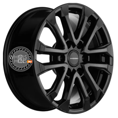 Диск автомобильный литой Khomen Wheels KHW1805 (Mazda BT50) 18x7.5 6x139.7 et45 dia93.1 Black