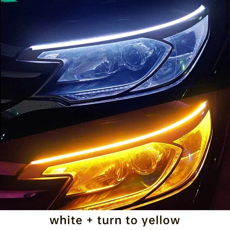 Светодиодная лента DRL White to Yellow, 45cm