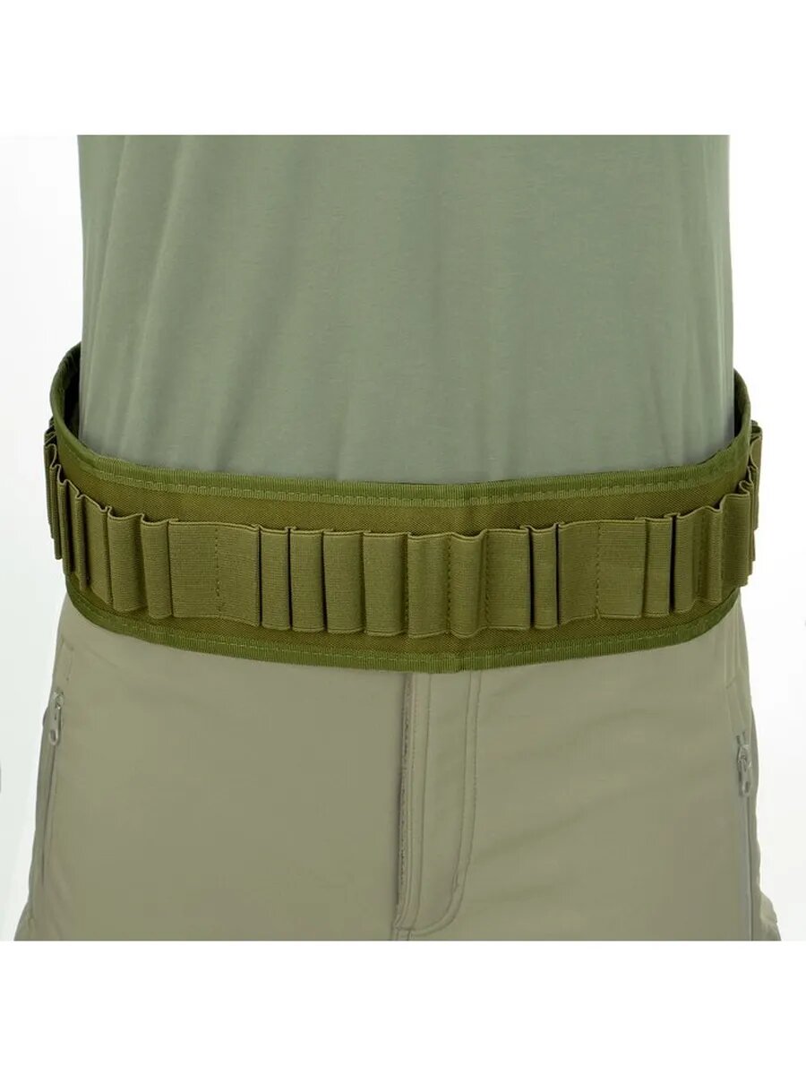 Патронташ охотничий, нейлон 1000d, на 30 патронов, хаки