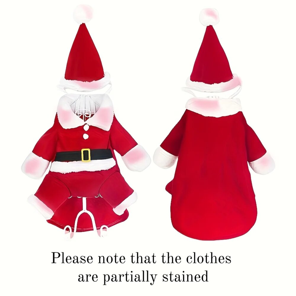 Костюм Санта-Клауса Holapet из хлопка L, Santa Costume