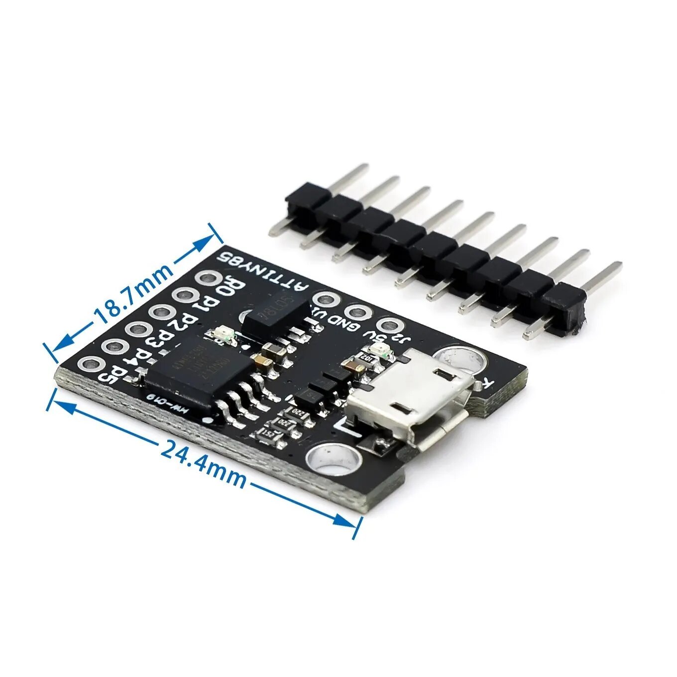 Digispark ATTINY85 модуль Arduino, Black