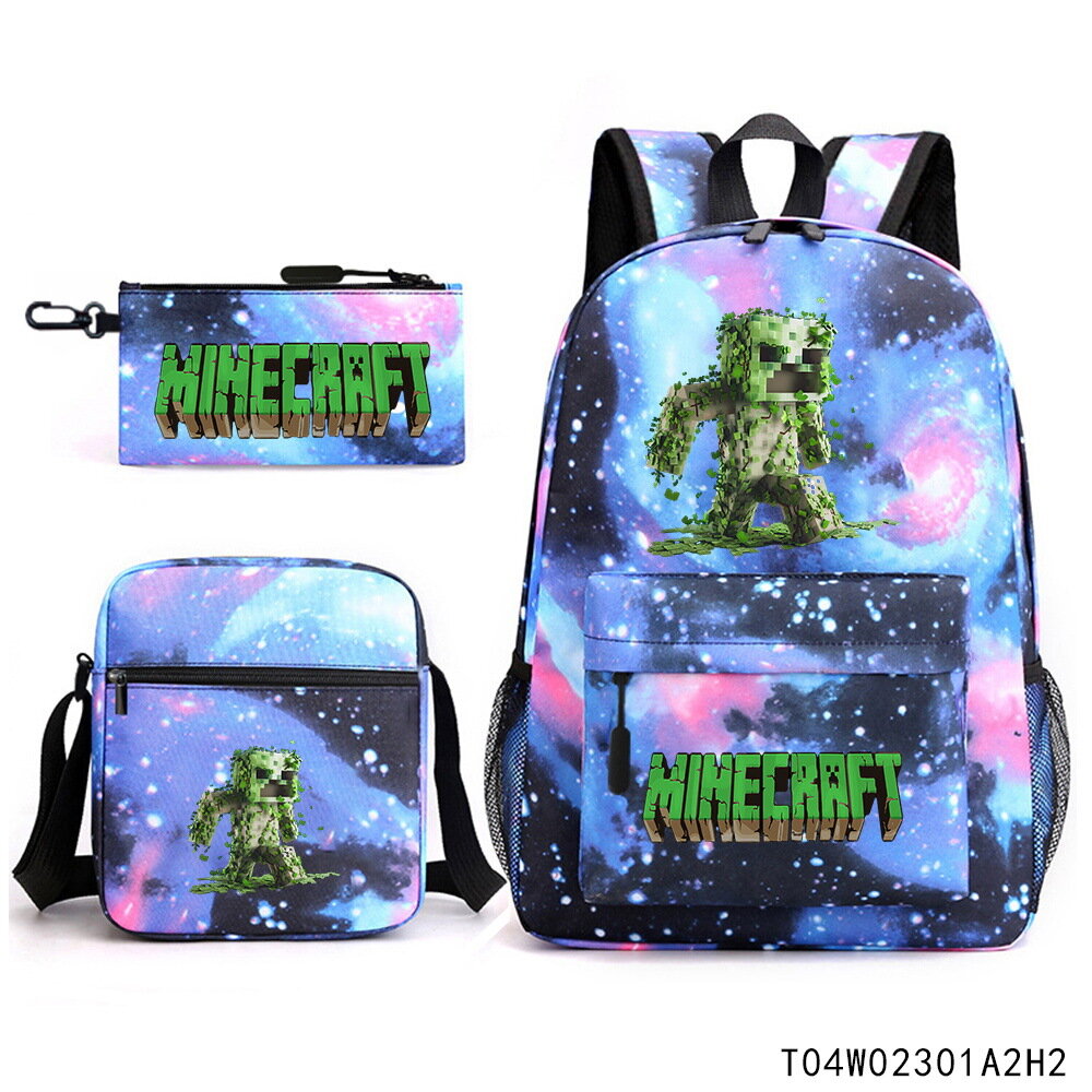 Школьная сумка MINECRAFT, игровая периферия Minecraft, повседневный рюкзак, мужская школьная сумка, Прямая доставка