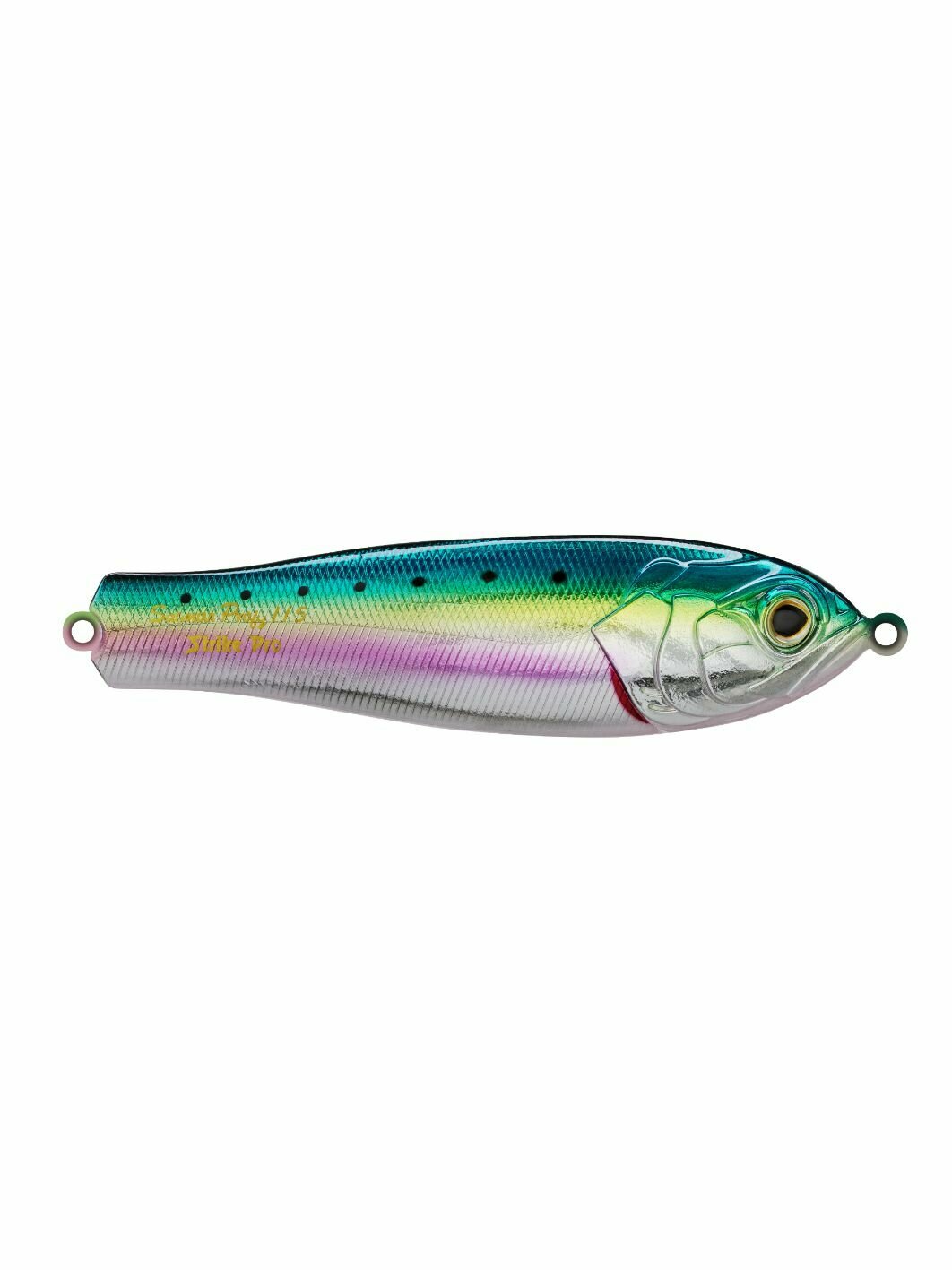 Блесна колеблющаяся Strike Pro Salmon Profy 115, 115 мм, 45 гр, Тройник, цвет: 692-713-RP Pacific Sardine