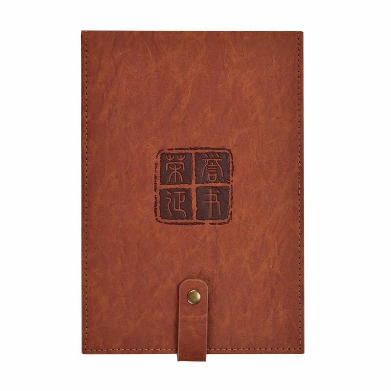 Вертикальная поверхность Jinlimei, натуральная кожа, A5, коричневая, ретро-стиль