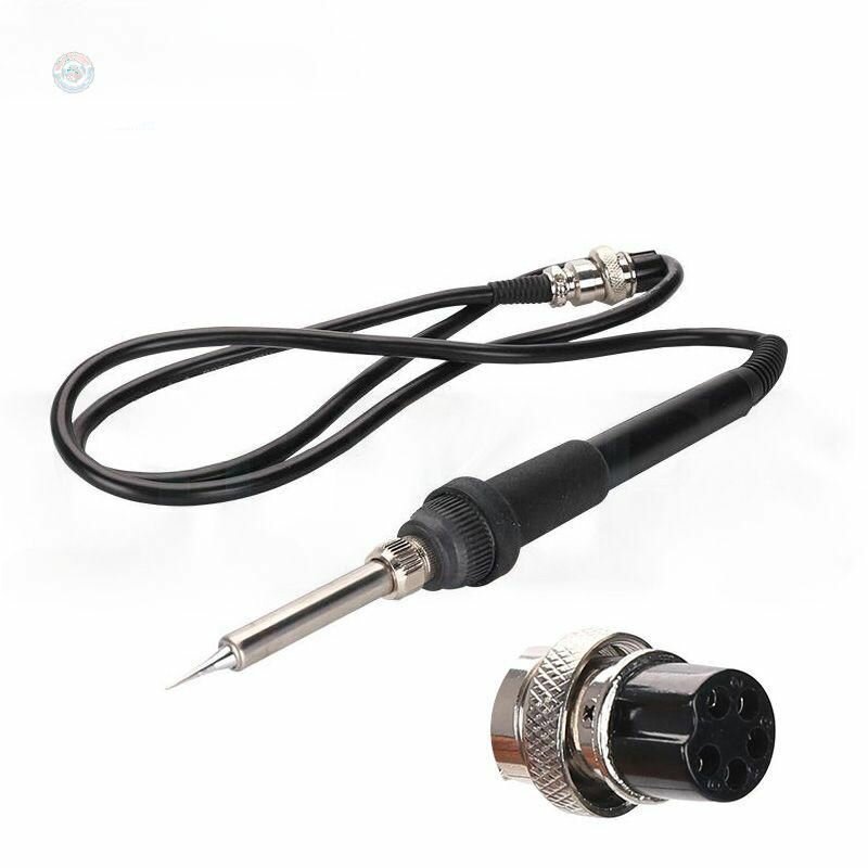 Ручка паяльника для станций 907 936 937 8586, 5-отверстий, эргономичная рукоять, быстрая замена жала, точный контроль температуры, надежное крепление