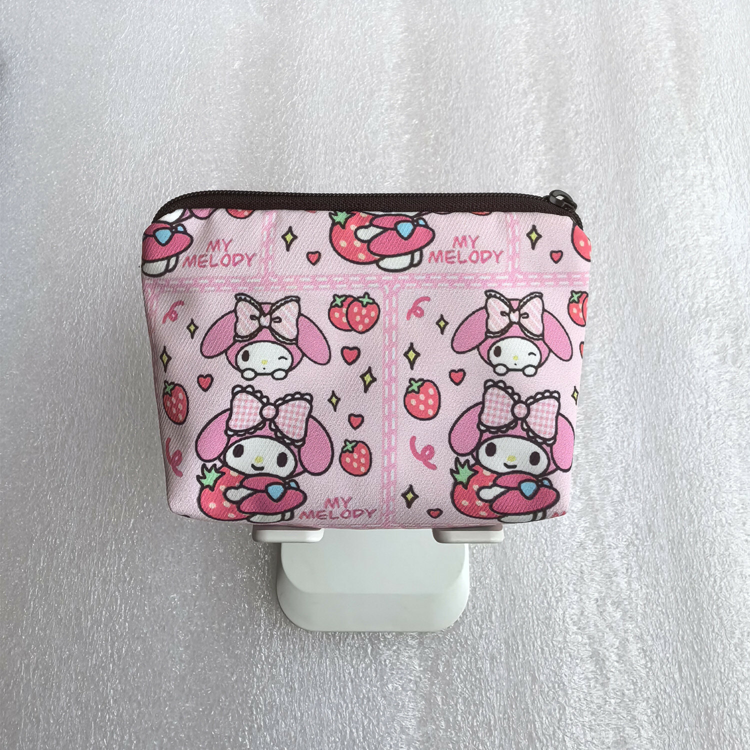 Miniso Кошелек для монет Дораэмон, караоке-цепочка, мягкий, компактный, портативный, милый мультяшный принт, креативный женский кошелек для монет.