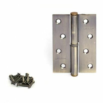 Петля врезная Apecs 100*70-B-Steel-AB-L, бронза, левая, 1шт.