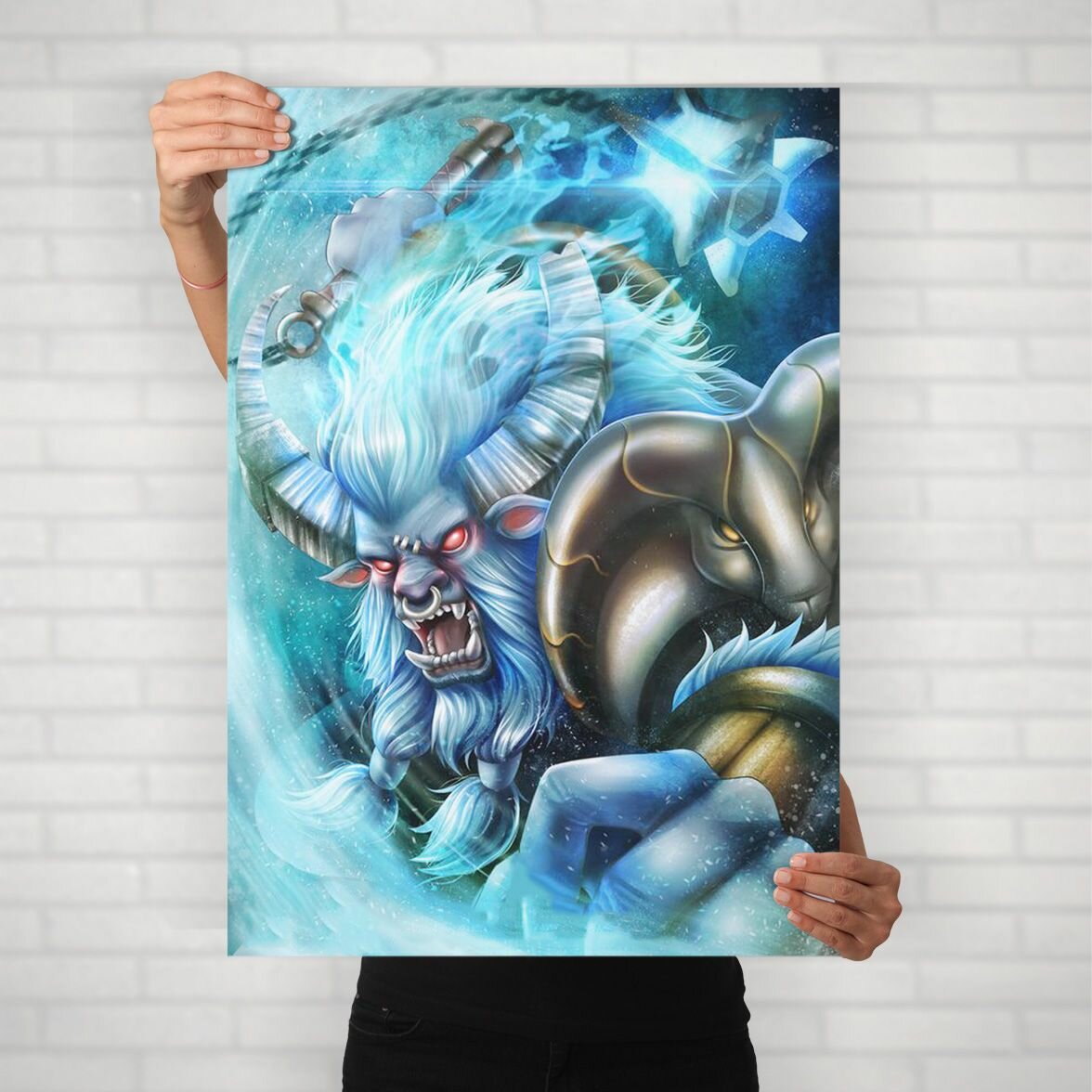 Плакат на стену для интерьера Dota 2 (Spirit Breaker 1) - Постер по игре формата A2 (42х60 см)