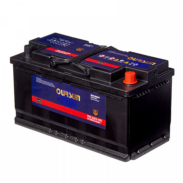 Аккумулятор автомобильный OURSUN DIN AGM VRL5 (92-H8) 92 Ah 850A (353x175x190) L5 353x175x190
