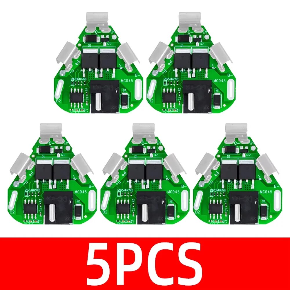BMS плата для Power Bank 18650, 5PCS