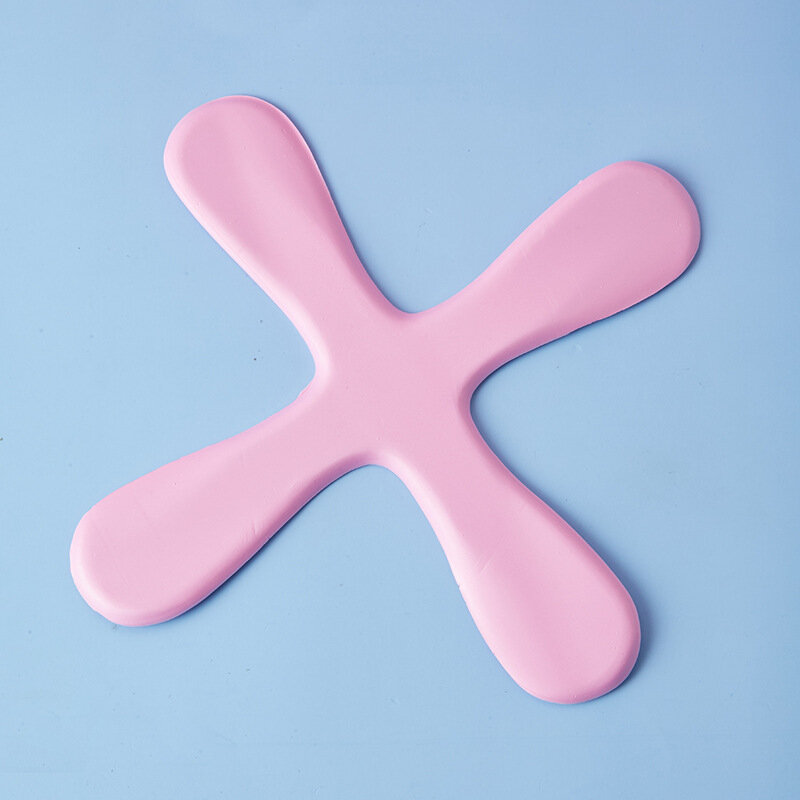 Маленькие четыре листа красочные детские мягкие бумеранги бумеранги летают ST3001-Pink -26 см