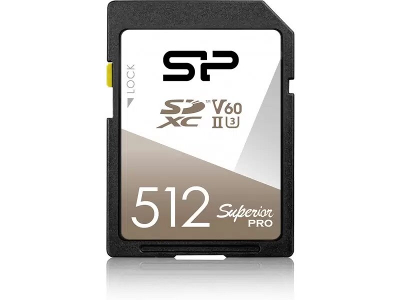 Карта памяти Silicon Power, SDXC, Class 10, 512 Гб, UHS II U3