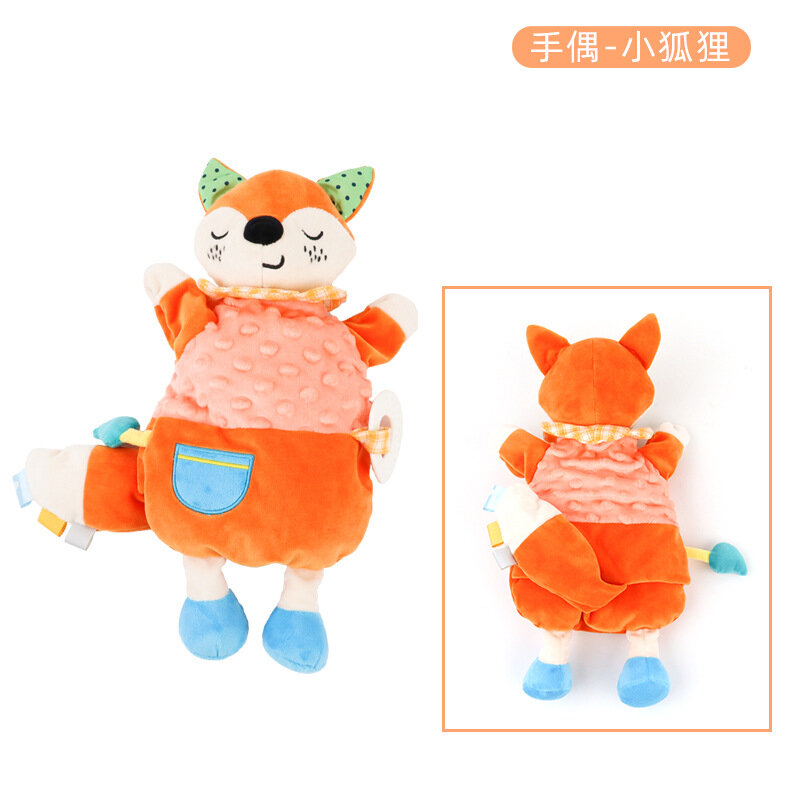 Детское полотенце Doudou этикетка может быть уговаривать спящую куклу Новый стиль ручной лиса_Соответствующая высота