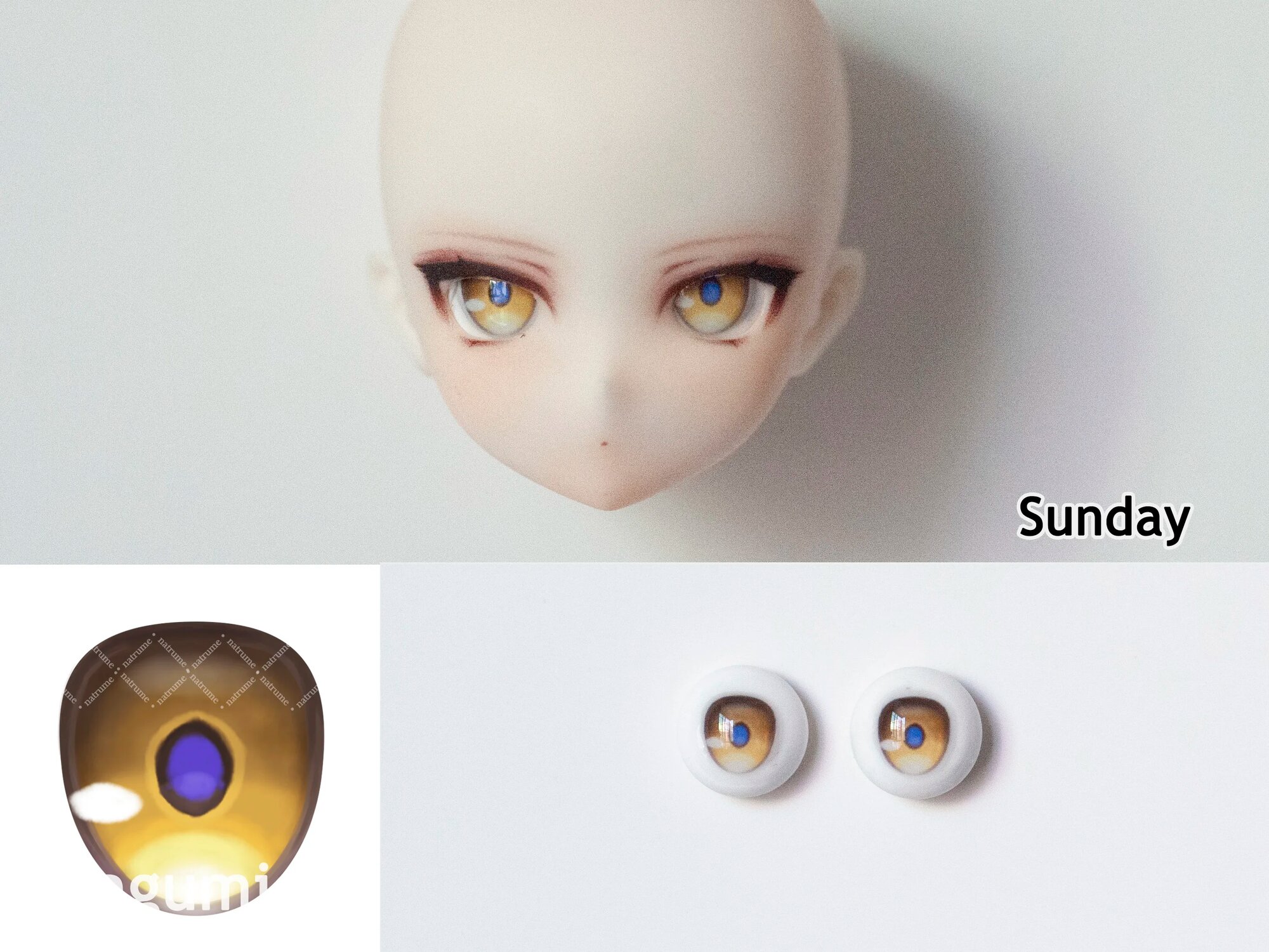 Глаза из смолы для аниме от Honkai Star Rail 8/10/12/14/16/18/20/22/24 мм, Индивидуальный размер и глаза ручной работы для кукол