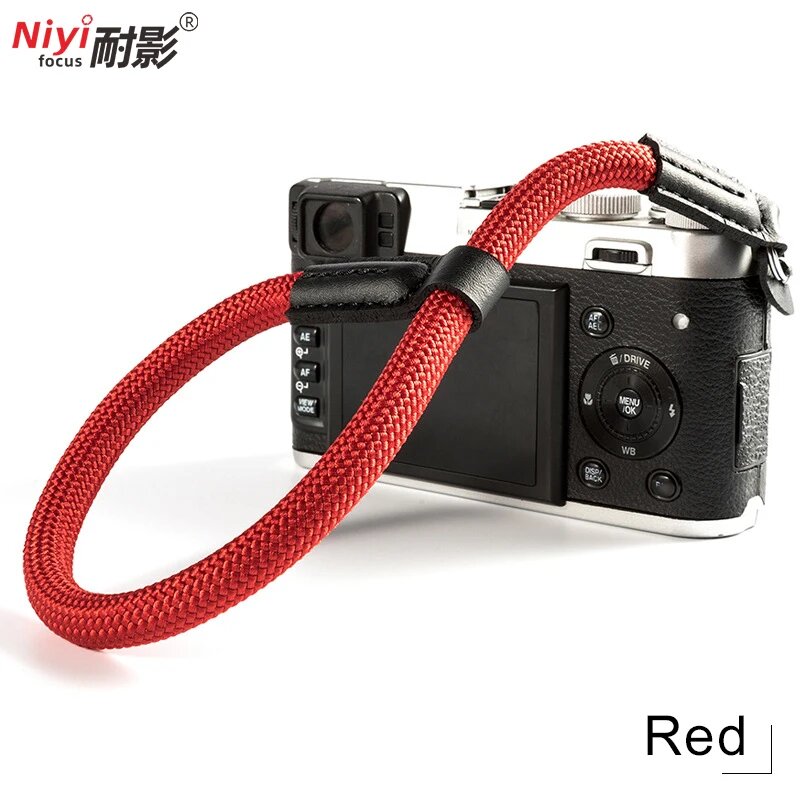 Плетеный ремешок для камеры NiYi Red