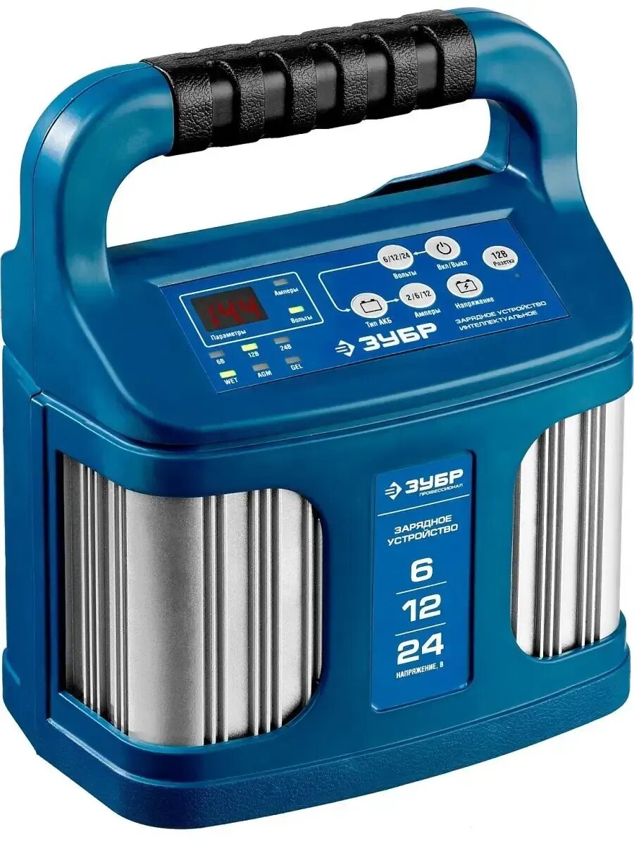 Зарядное устройство Зубр Профессионал 59305, 6/12/24 В, WET/GEL/AGM