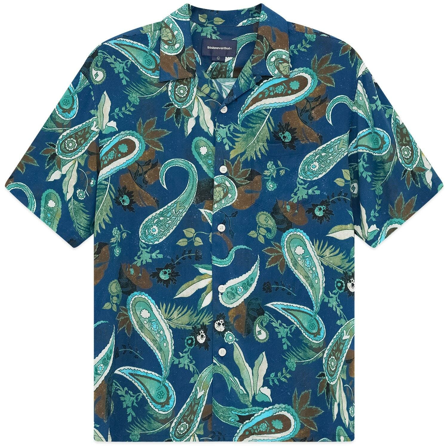 Рубашка РУБАШКА THISISNEVERTHAT WEIRD PAISLEY S/S SHIRT