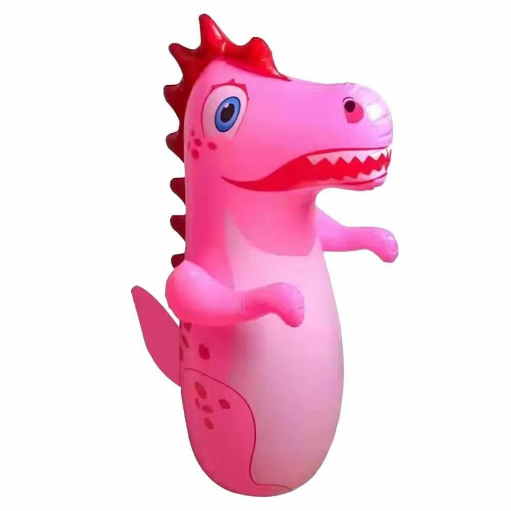 90cm Симпатичная надувная игрушка-неваляшка в форме динозавра