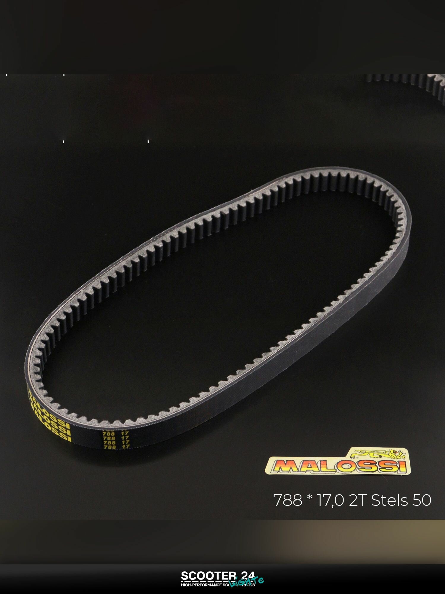 Ремень вариатора на скутер / мопед / мотоцикл 788 * 17,0 2T Stels 50, Zongshen STORM "MALOSSI"
