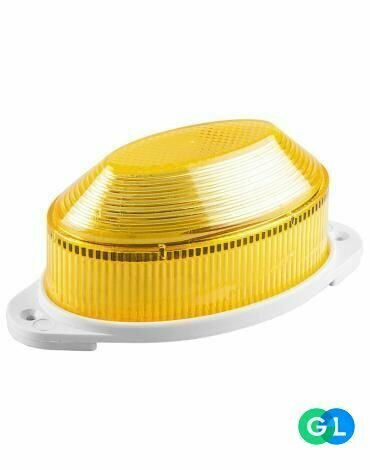 Сигнальная аварийная лампа для септика. Cветильник-вспышка 18 светодиодов 1,3W,