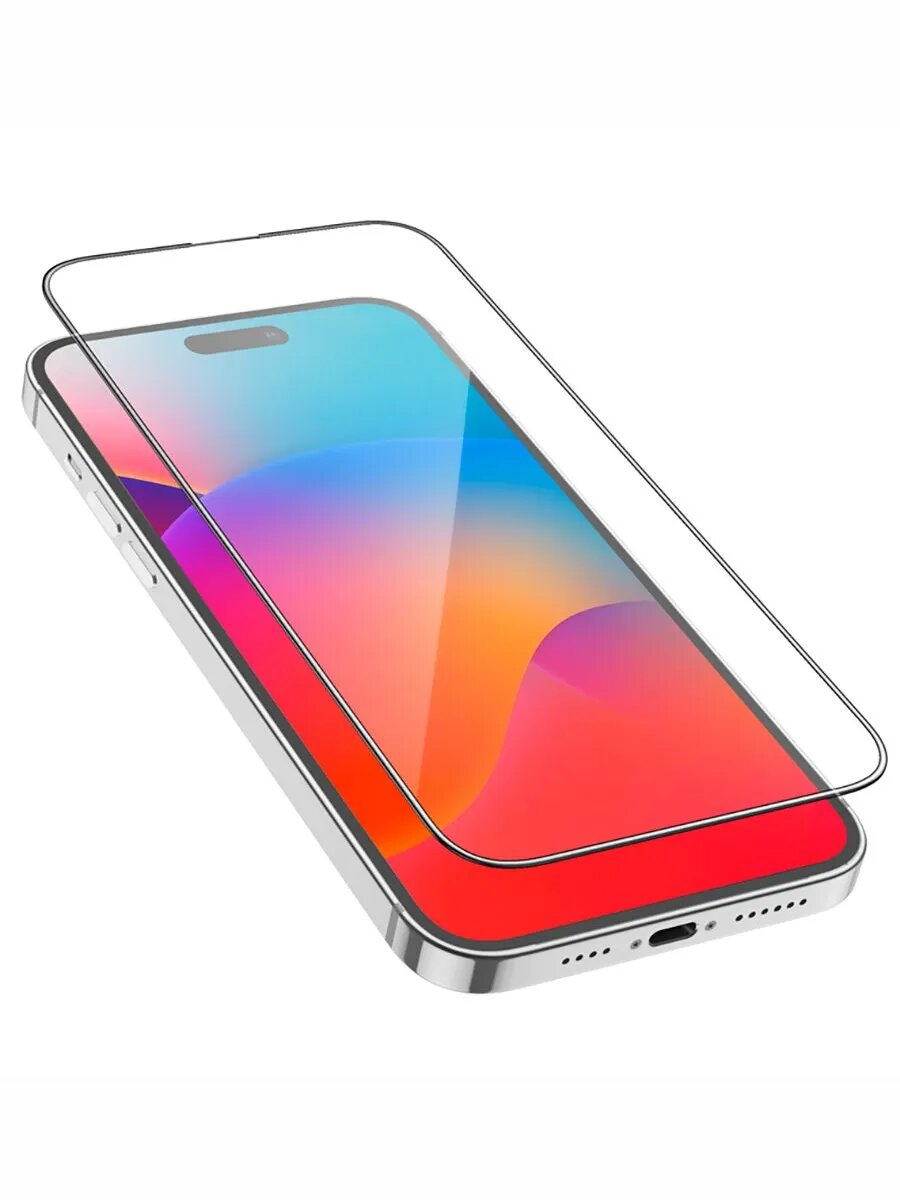 Защитное стекло Hoco G5 IPhone 15 Pro Max, полноразмерное, 3D, цвет черный