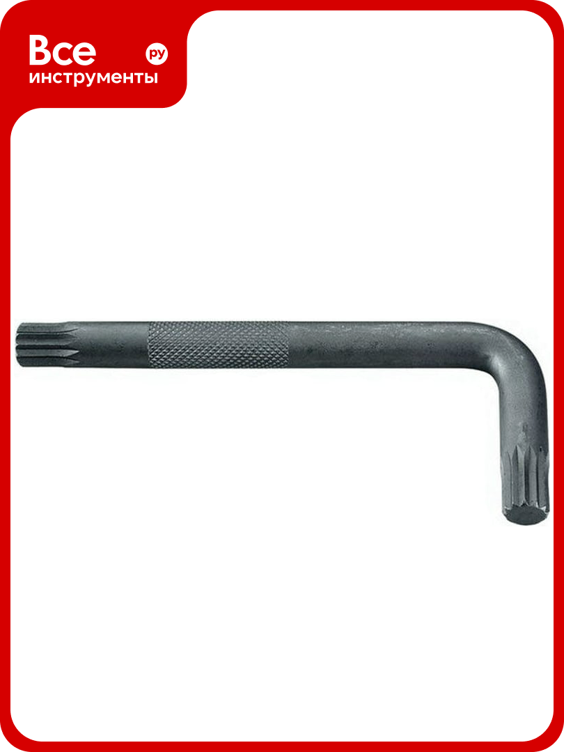 Г-образный ключ FORCE сплайн М 6 76806К